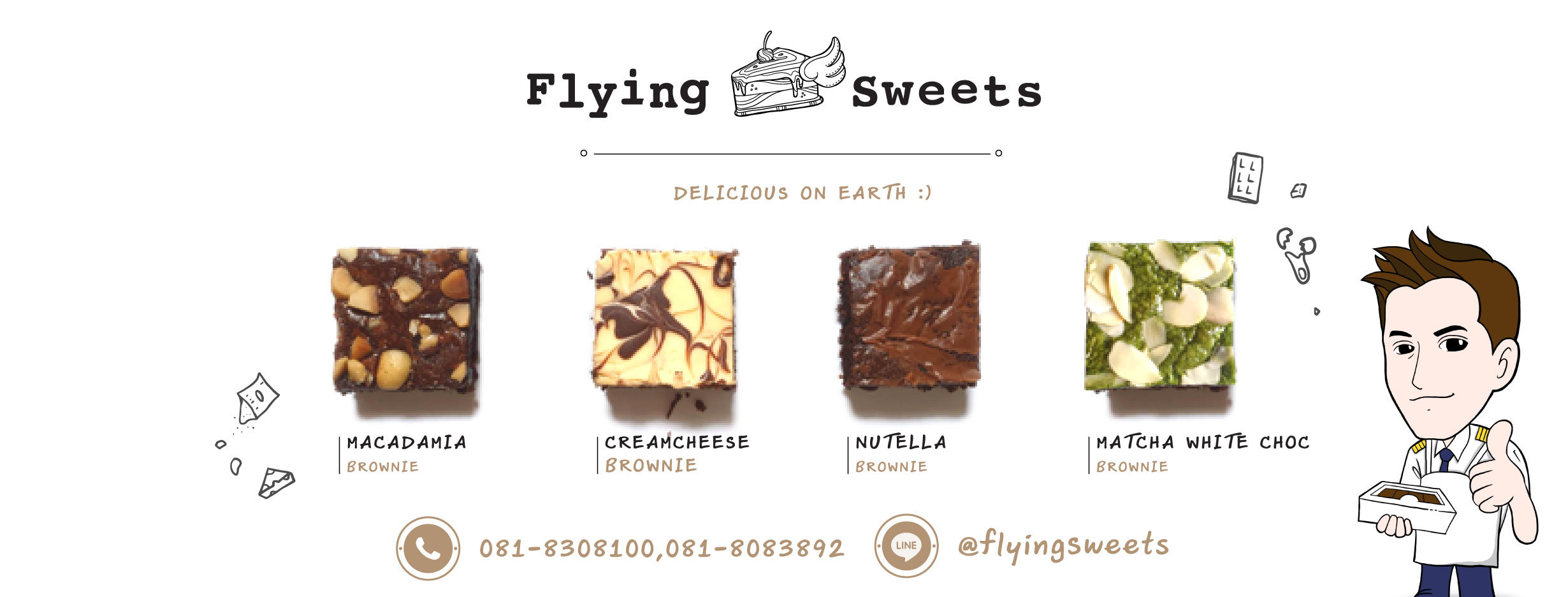 ไวรัสพลิกอาชีพ Flying Sweet บราวนี่เงินแสน ของกัปตันการบินไทย - Article ...
